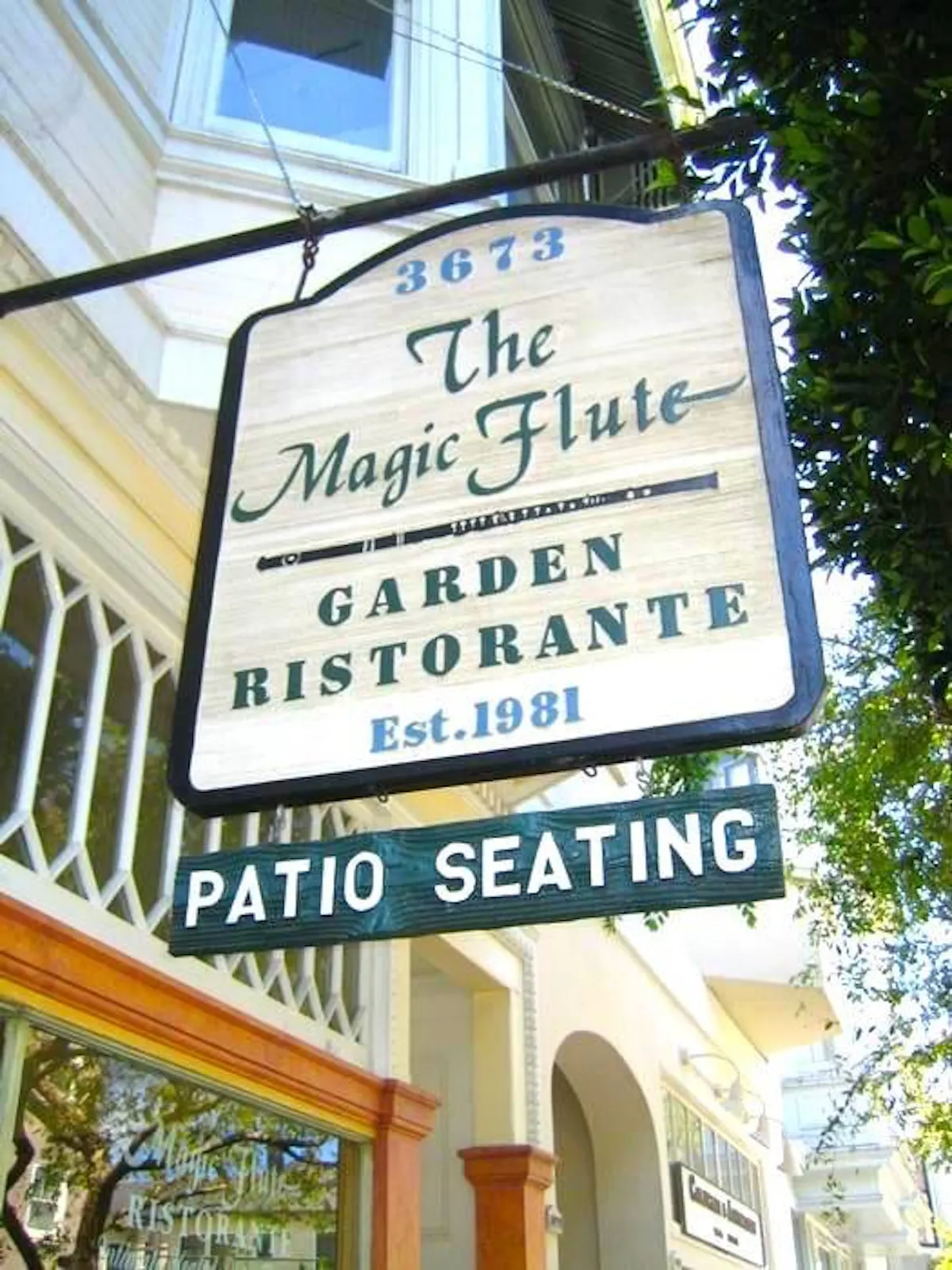 Magic Flute Restaurant - Outdoor Seating - San Francisco, CA | Tock