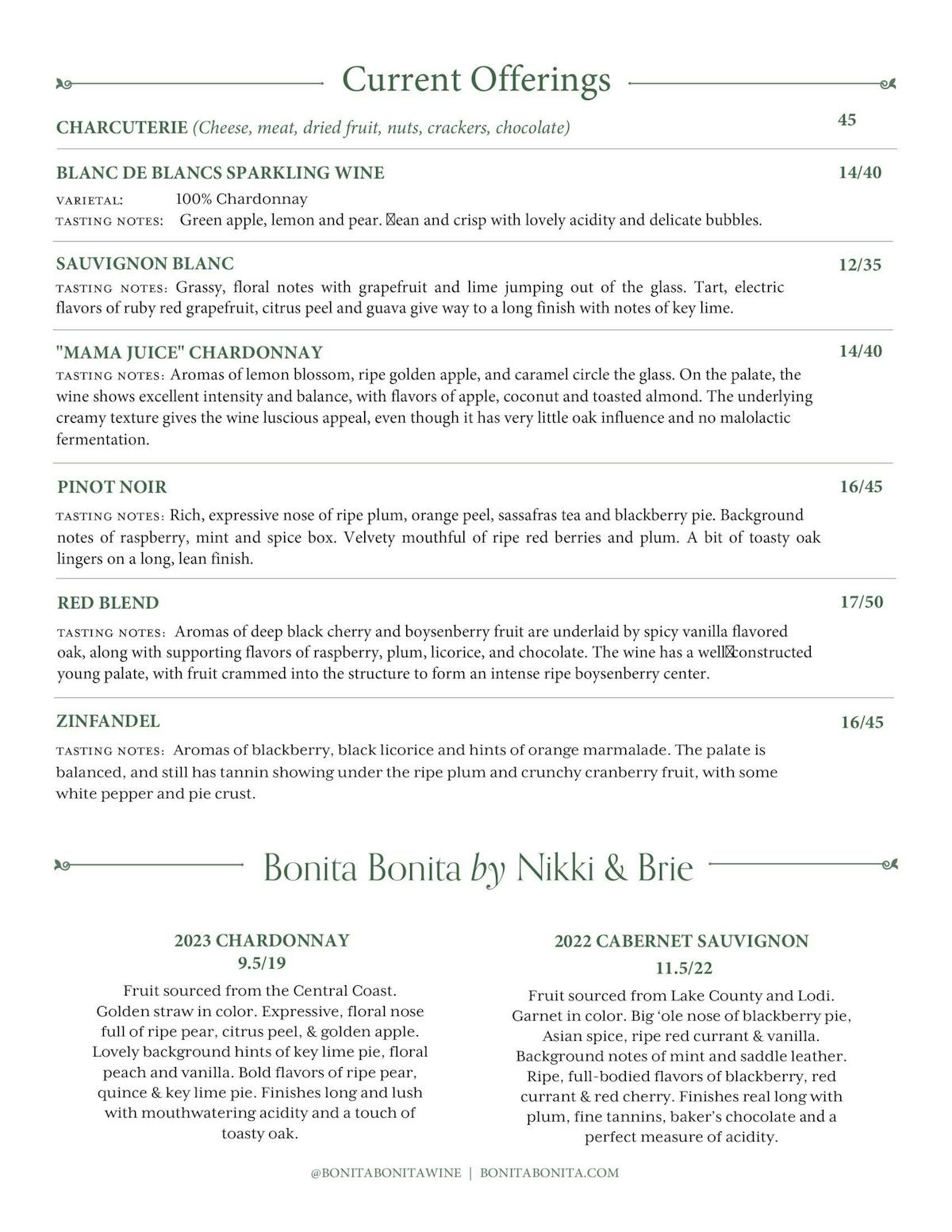 Bonita Bonita Wine - Napa, CA | Tock