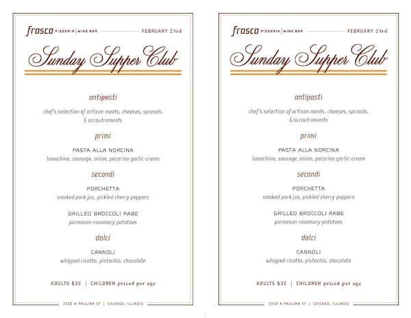 Frasca Pizzeria & Wine Bar - Chicago, IL | Tock