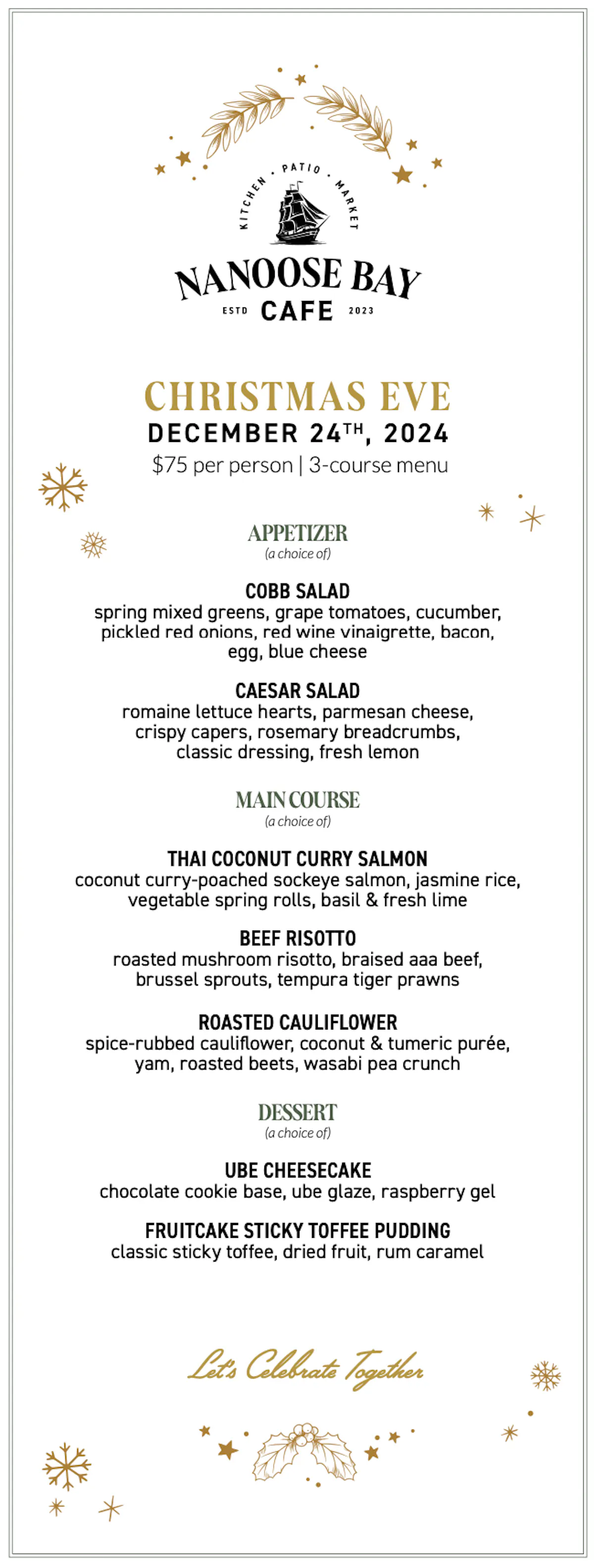 Nanoose Bay Cafe - Nanoose Bay, BC | Tock