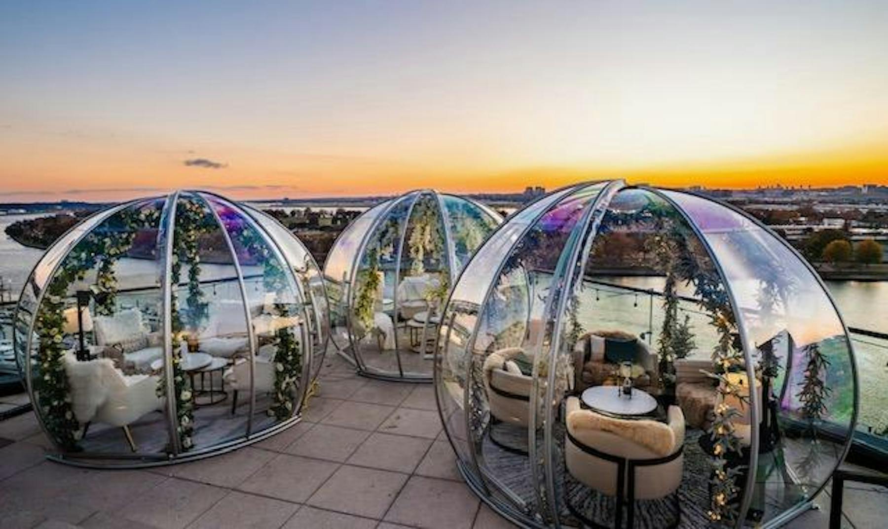 Igloos with a View at La Vie's Penthouse - DINNER: ENCHANTED WONDERLAND ...
