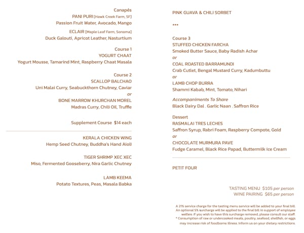 Tiya - Tiya A La Carte Menu - San Francisco, CA | Tock