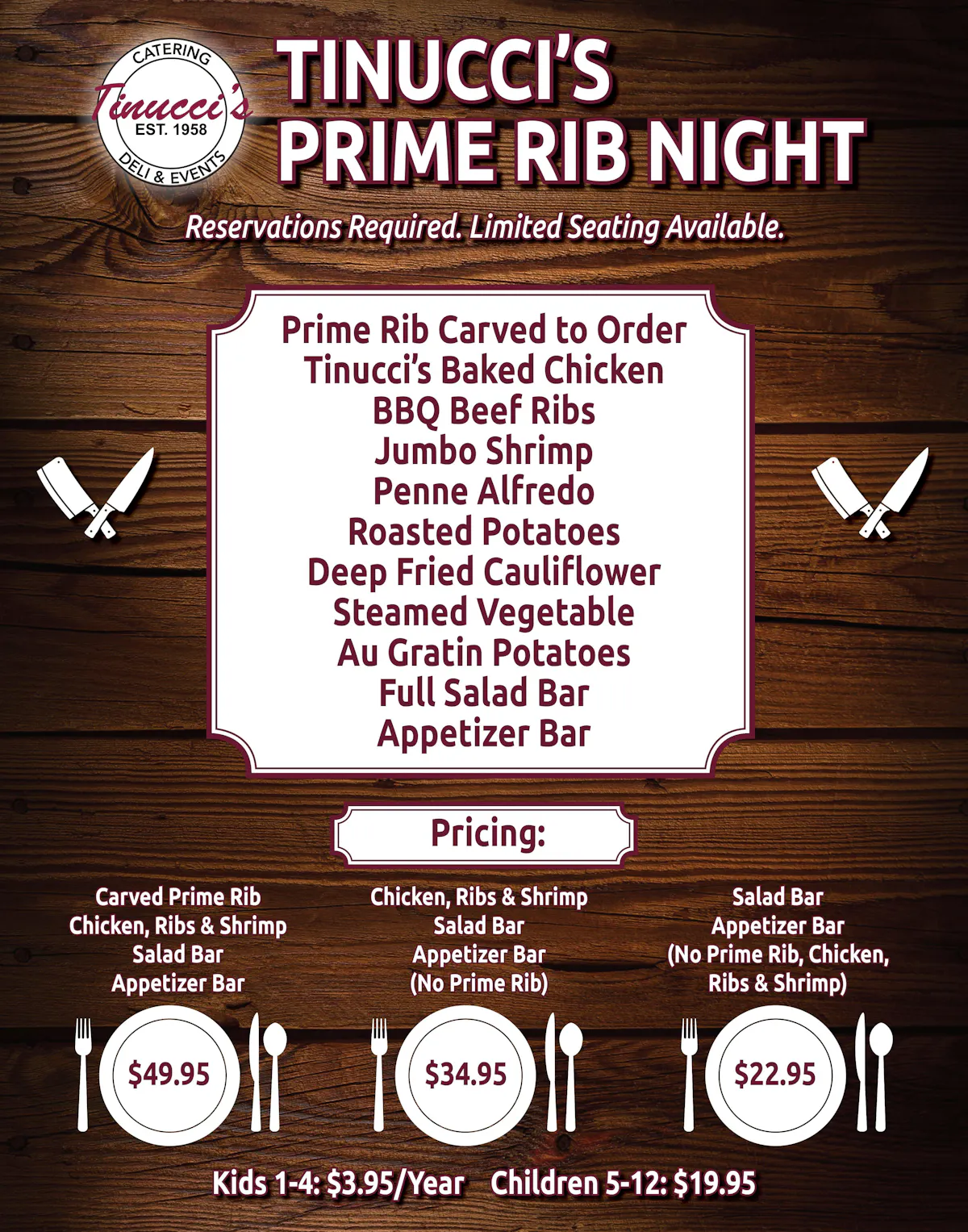 Tinucci's Catering, Deli & Events - Newport, MN | Tock