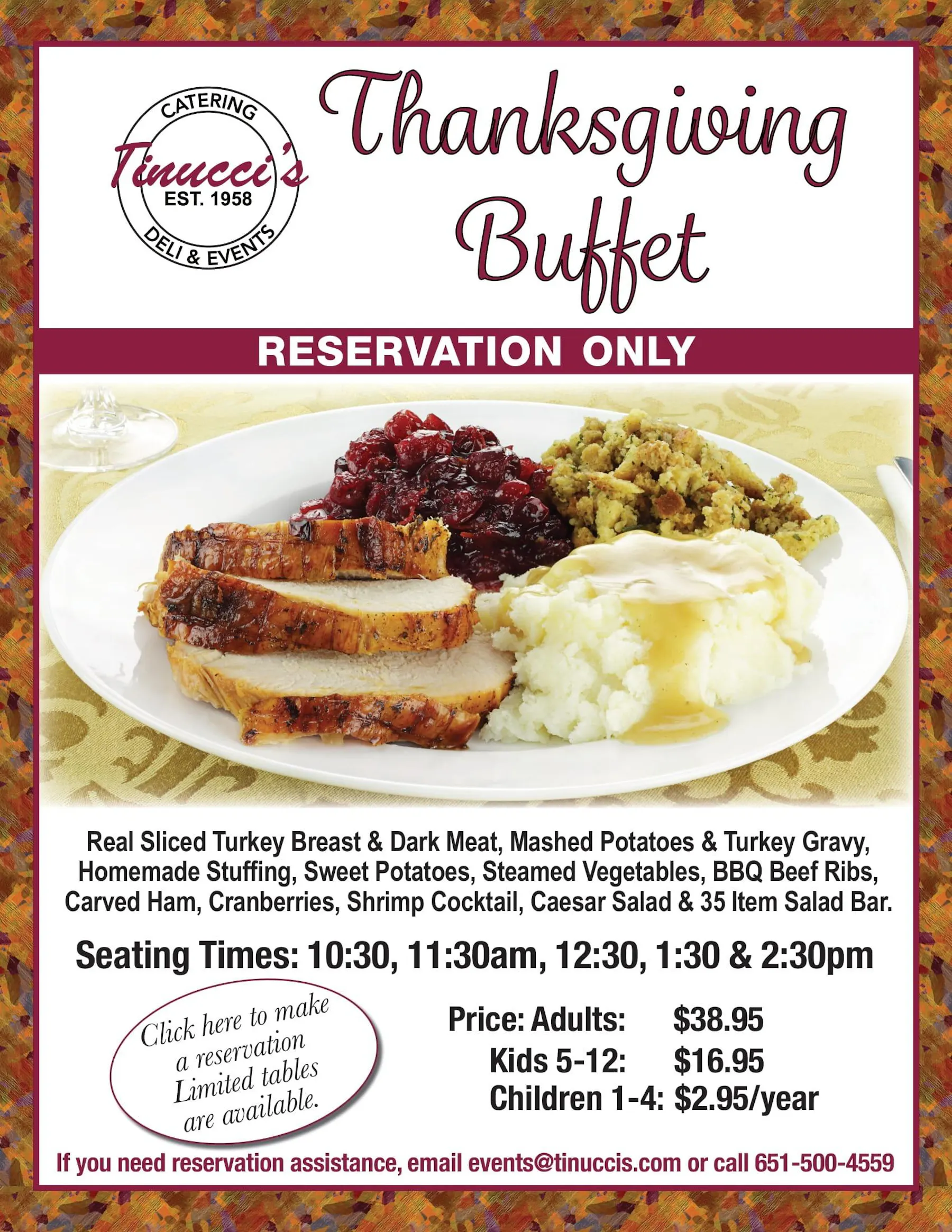 Tinucci's Catering, Deli & Events - Newport, MN | Tock