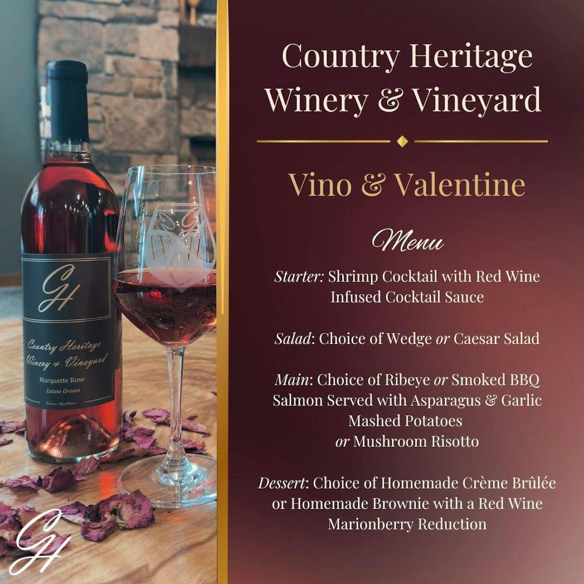 Country Heritage Winery - Laotto, IN | Tock