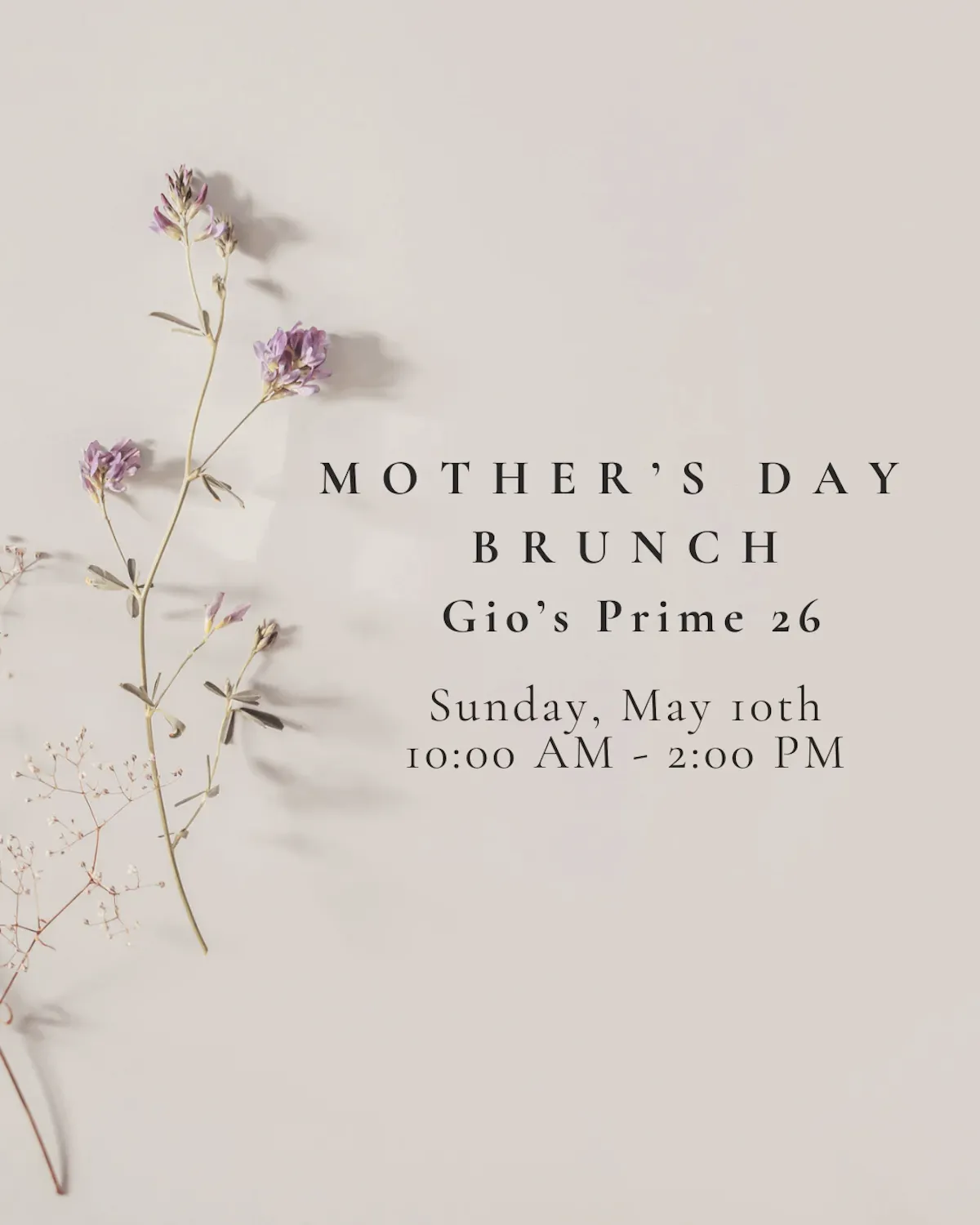 Gio's Prime 26 at Inn On Broadway - FAQs | Tock