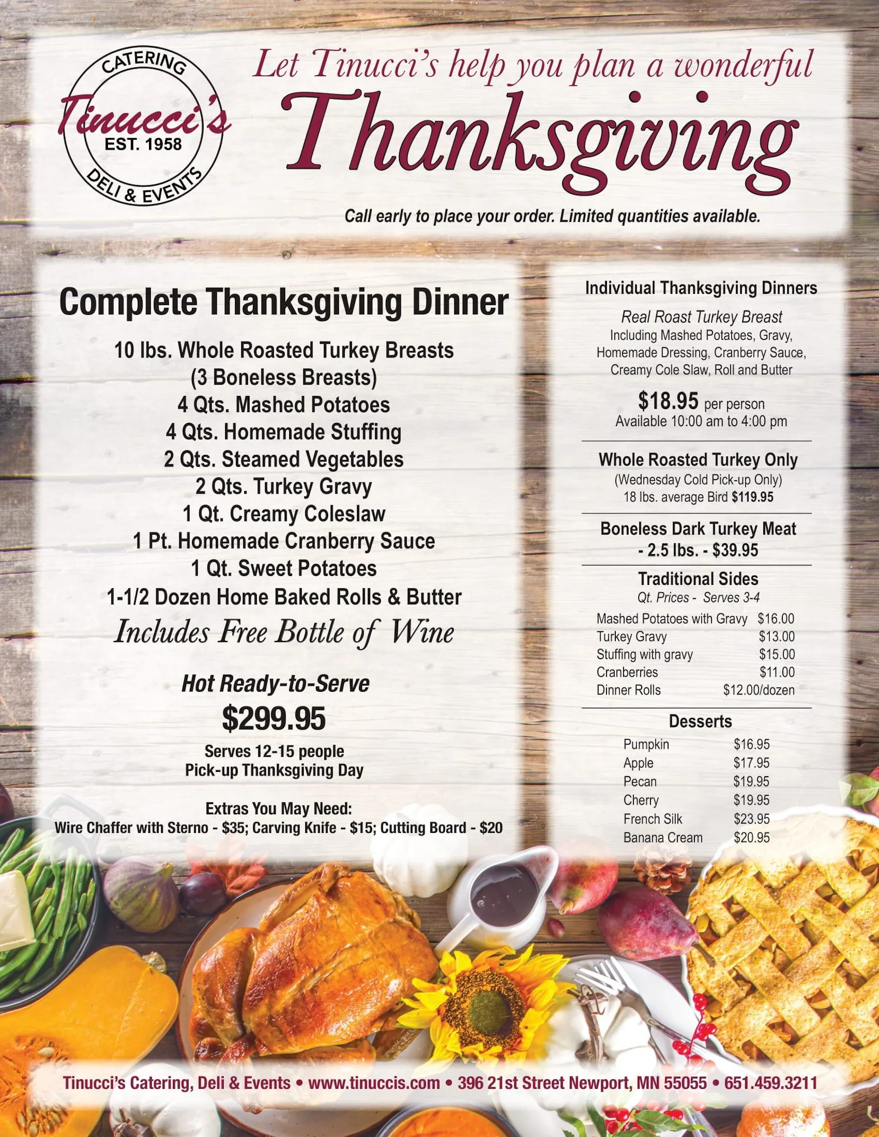 Tinucci's Catering, Deli & Events - Newport, MN | Tock