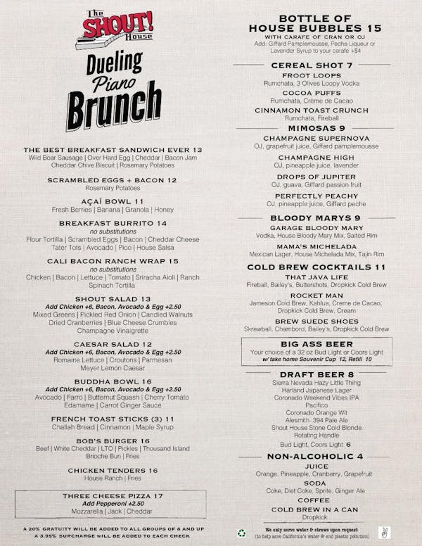 The Shout! House - San Diego, CA | Tock