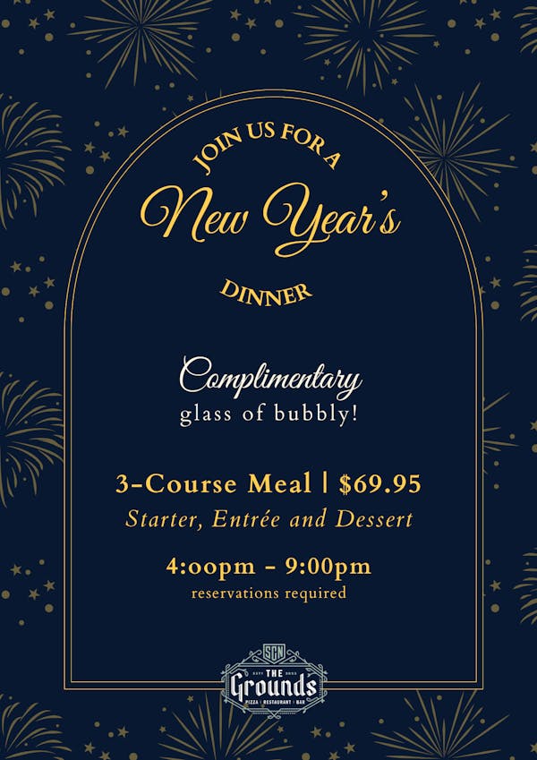 The Grounds Restaurant at St. Croix National Golf - NYE Dinner ...