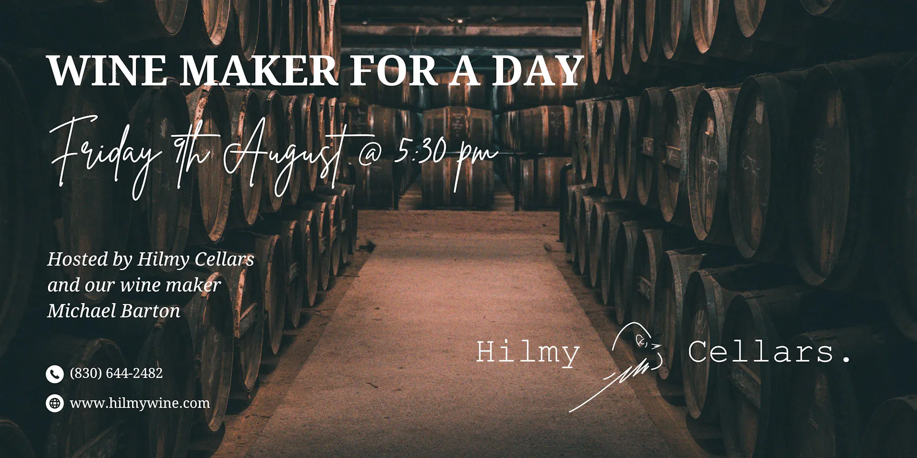 Hilmy Cellars - Fredericksburg, TX | Tock