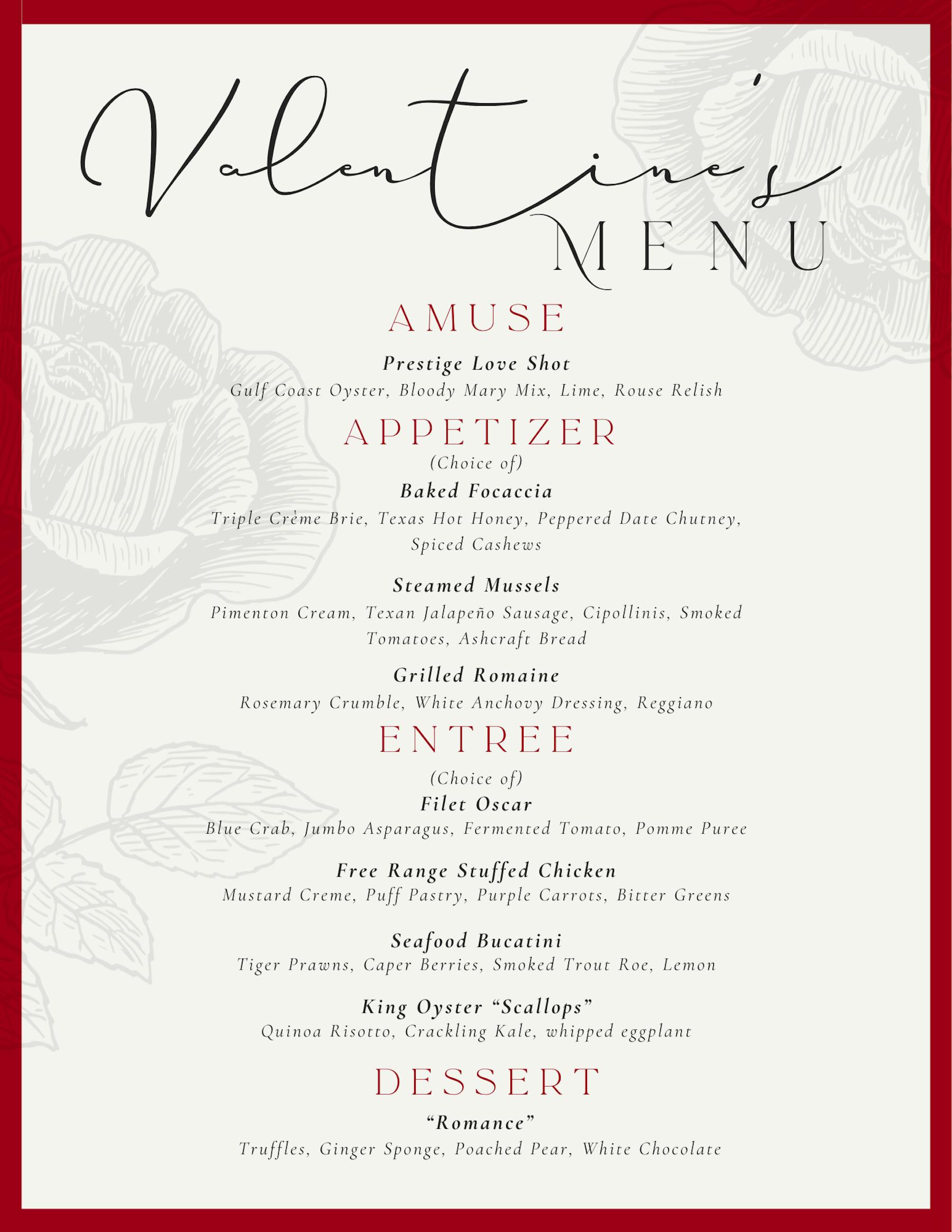 Anchor and Hearth - Valentines Day 2026 - Baytown, TX | Tock