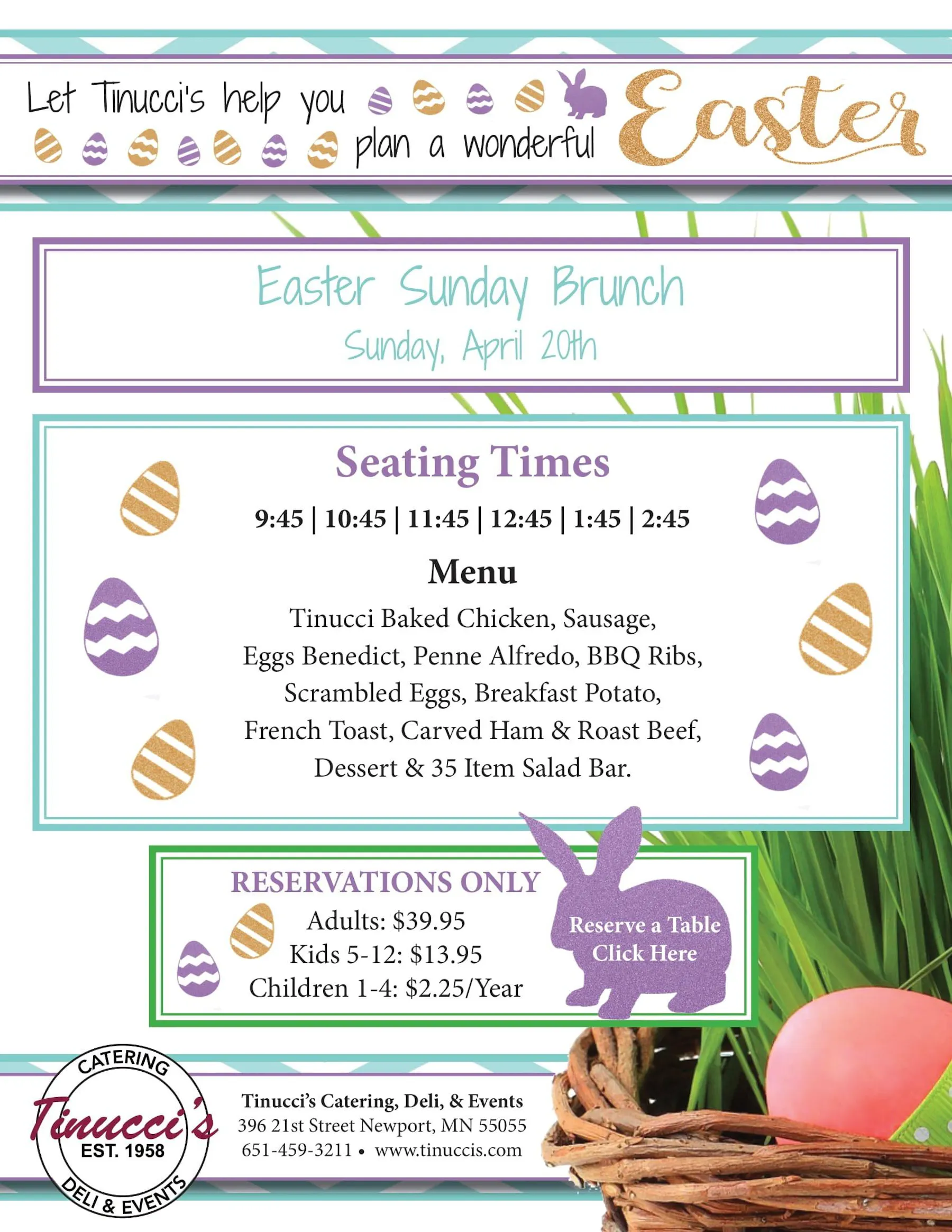 Tinucci's Catering, Deli & Events - Newport, MN | Tock